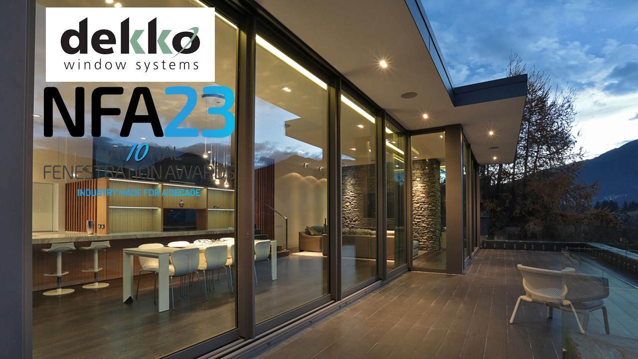 Dekko makes the NFA finals - Dekko Window Systems